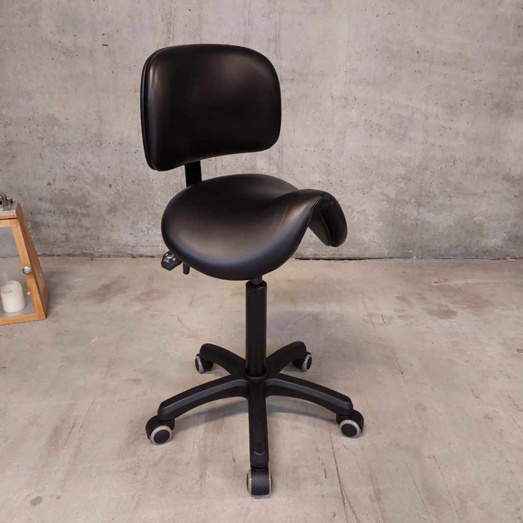 Egholm Sadelstol bred 020-400 m ryg - Egholm Stole ApS